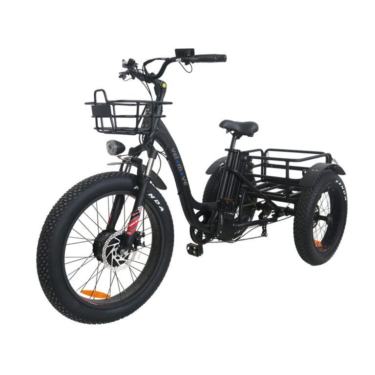 Adult All Terrain Step-Thru Fat Tire Electric Trike Tricycles - Velomove