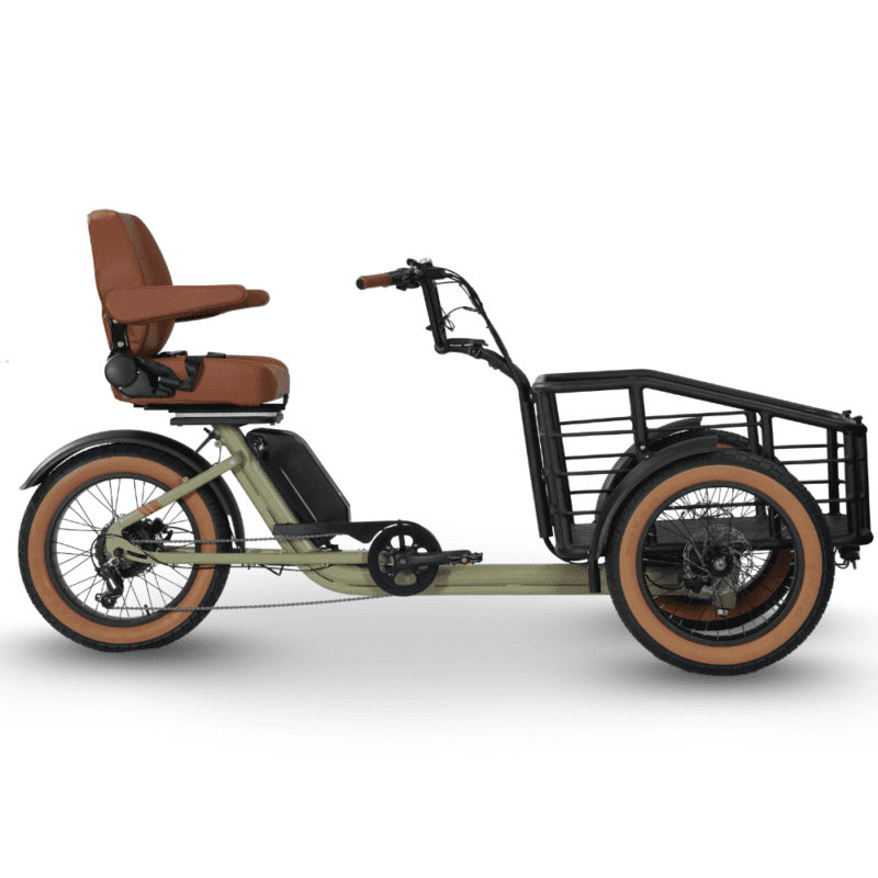 VMST4 Pro Fat Tire Electric Front Load Cargo Trike - Velomove