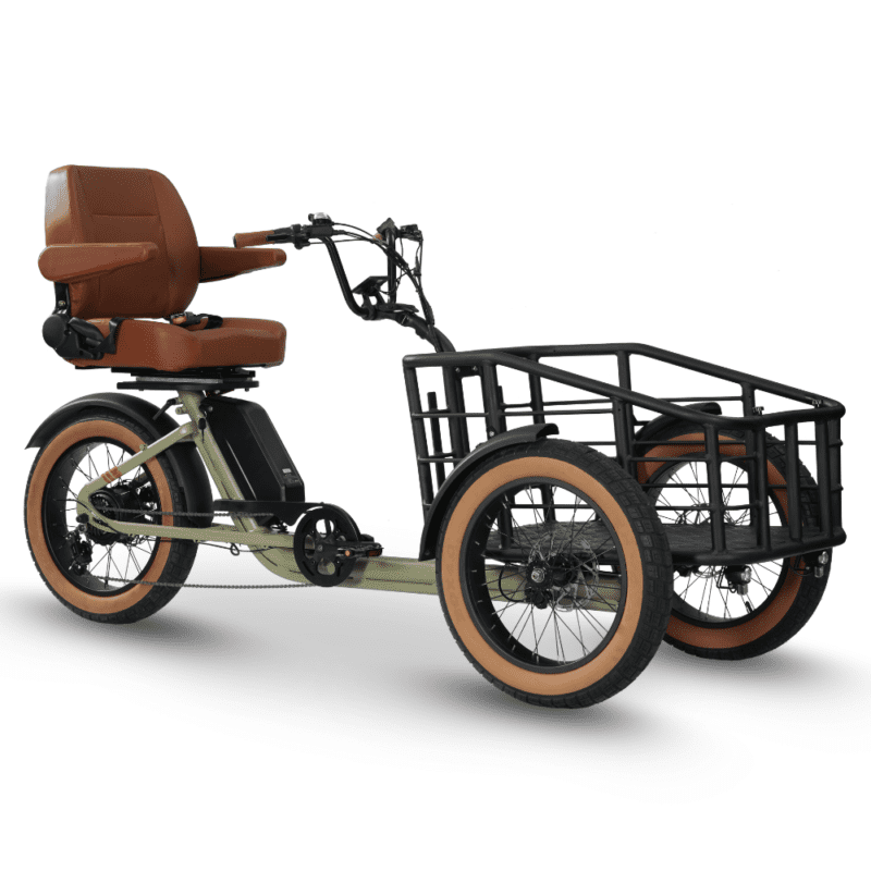VMST4 Pro Fat Tire Electric Front Load Cargo Trike - Velomove