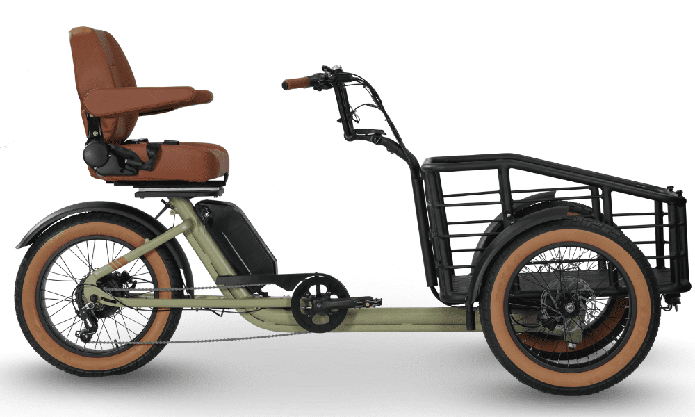 VMST4 Pro Fat Tire Electric Front Load Cargo Trike - Velomove